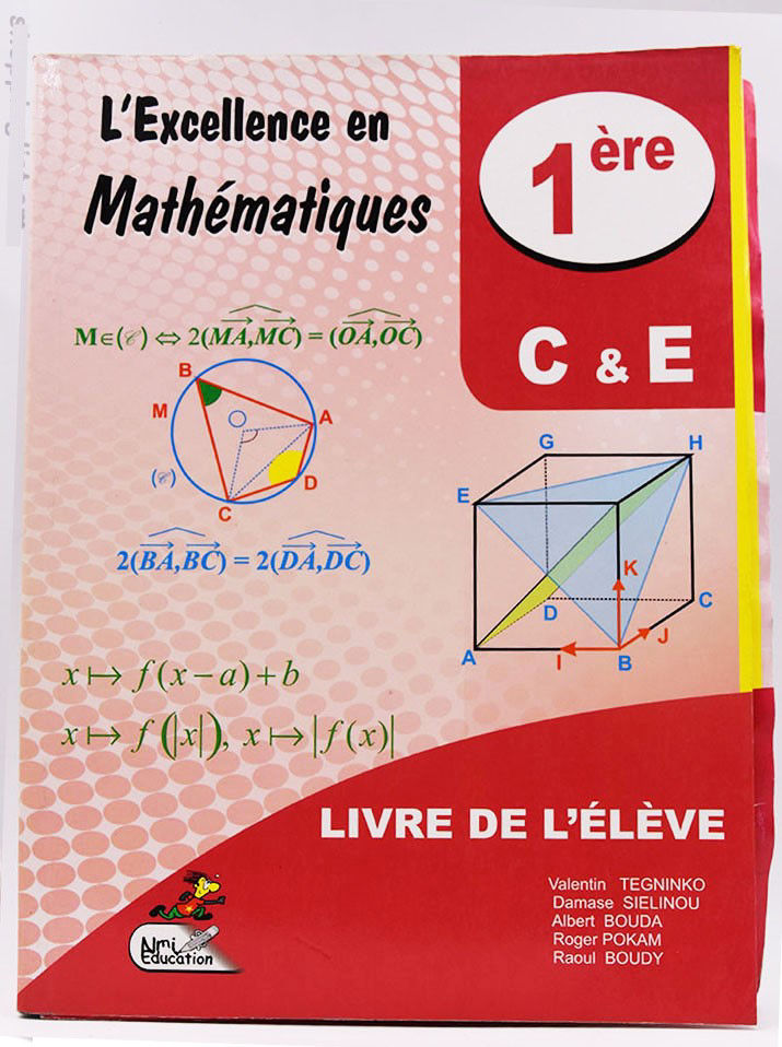 Livre - L' Excellence en mathématique 1ere C | PACIFIK